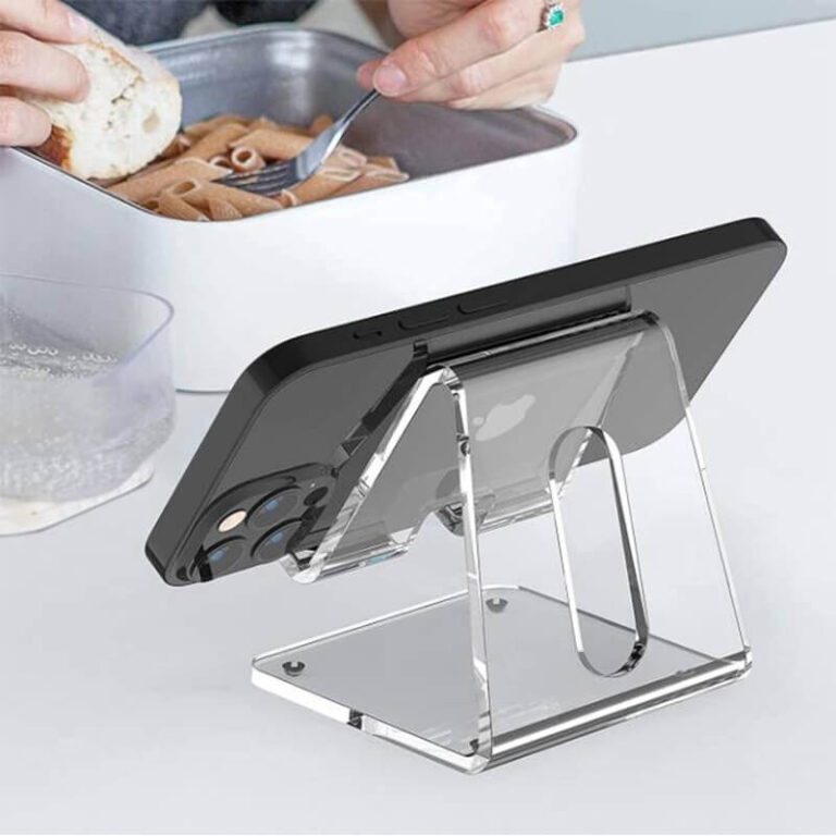 Custom Acrylic Mobile Phone Display Stand for Retail Shops | Funimprint